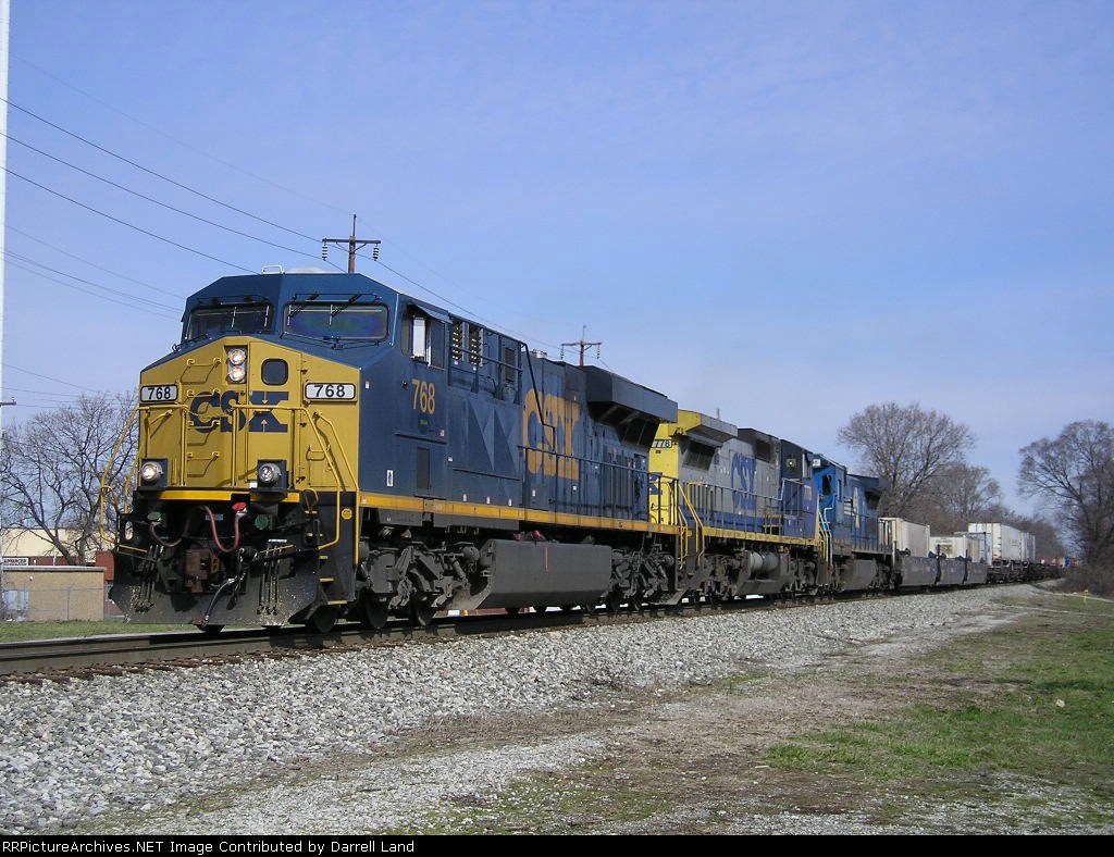 CSXT 768 On CSX Q 133 Eastbound
